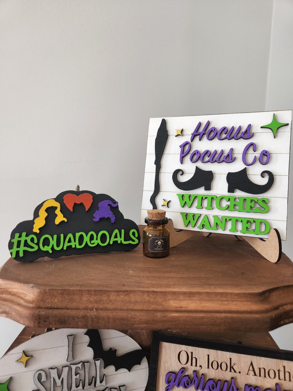 Hocus Pocus Tiered Tray Set Hocus Pocus Decor Halloween - Etsy