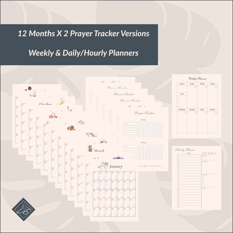 Faith Based Planner Journal, Printable Faith Planner, Christian Planner ...