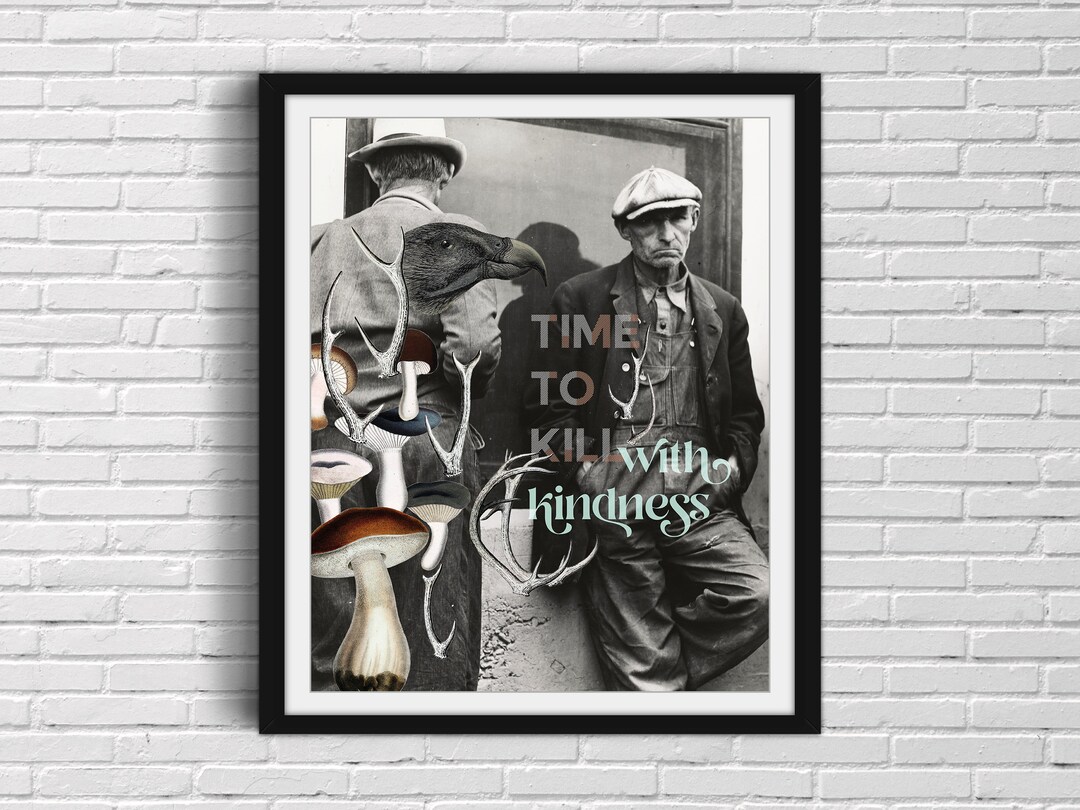 Great Depression Unemployed Men - Collage Art, Vintage Photography ...