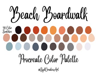 Creamy Rainbow Procreate & Adobe Photoshop Illustrator Color - Etsy