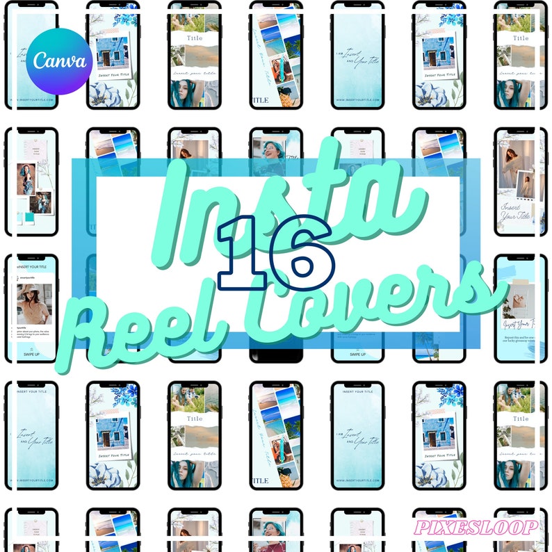 16 Instagram Reel / Cover Templates Reel Cover Template - Etsy