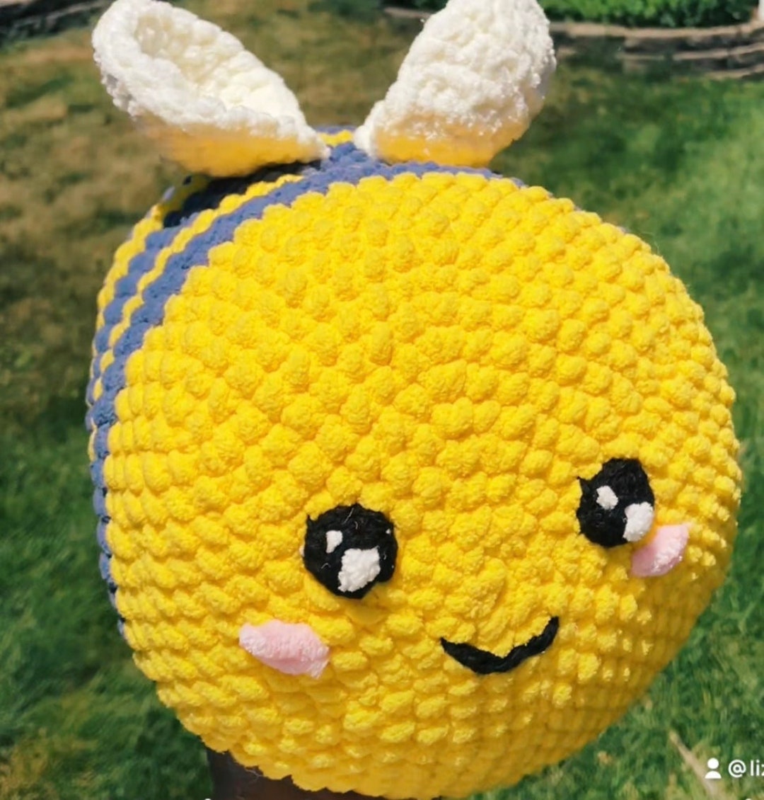 Giant Crochet Bee Pattern - Etsy