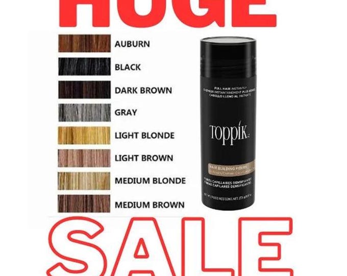 Original Toppik "gray" 27.5g Hair Fibers - 100% Money Back Guarantee ...