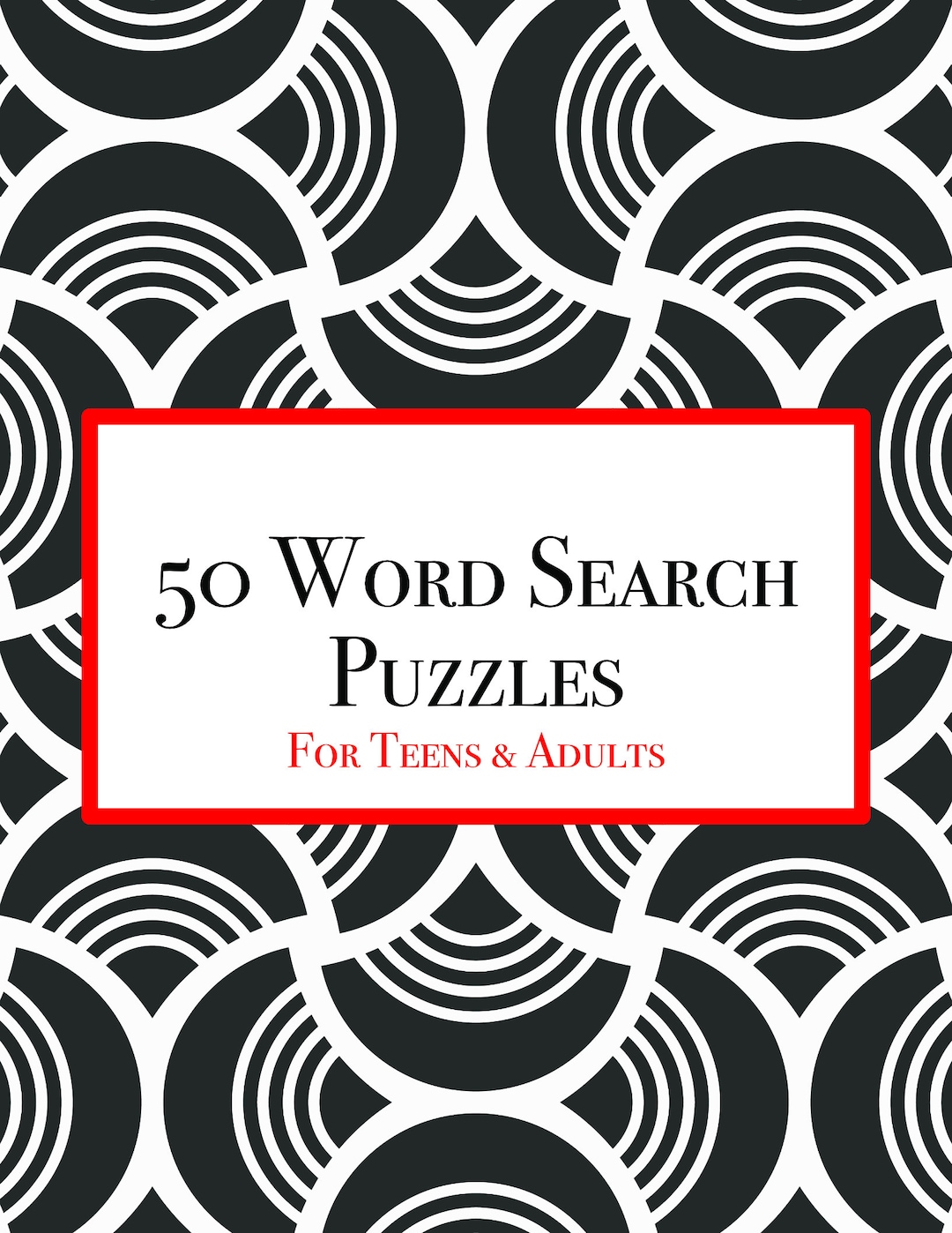 WORD SEARCH PUZZLES Teens Activity Adult Activities Printable Games ...