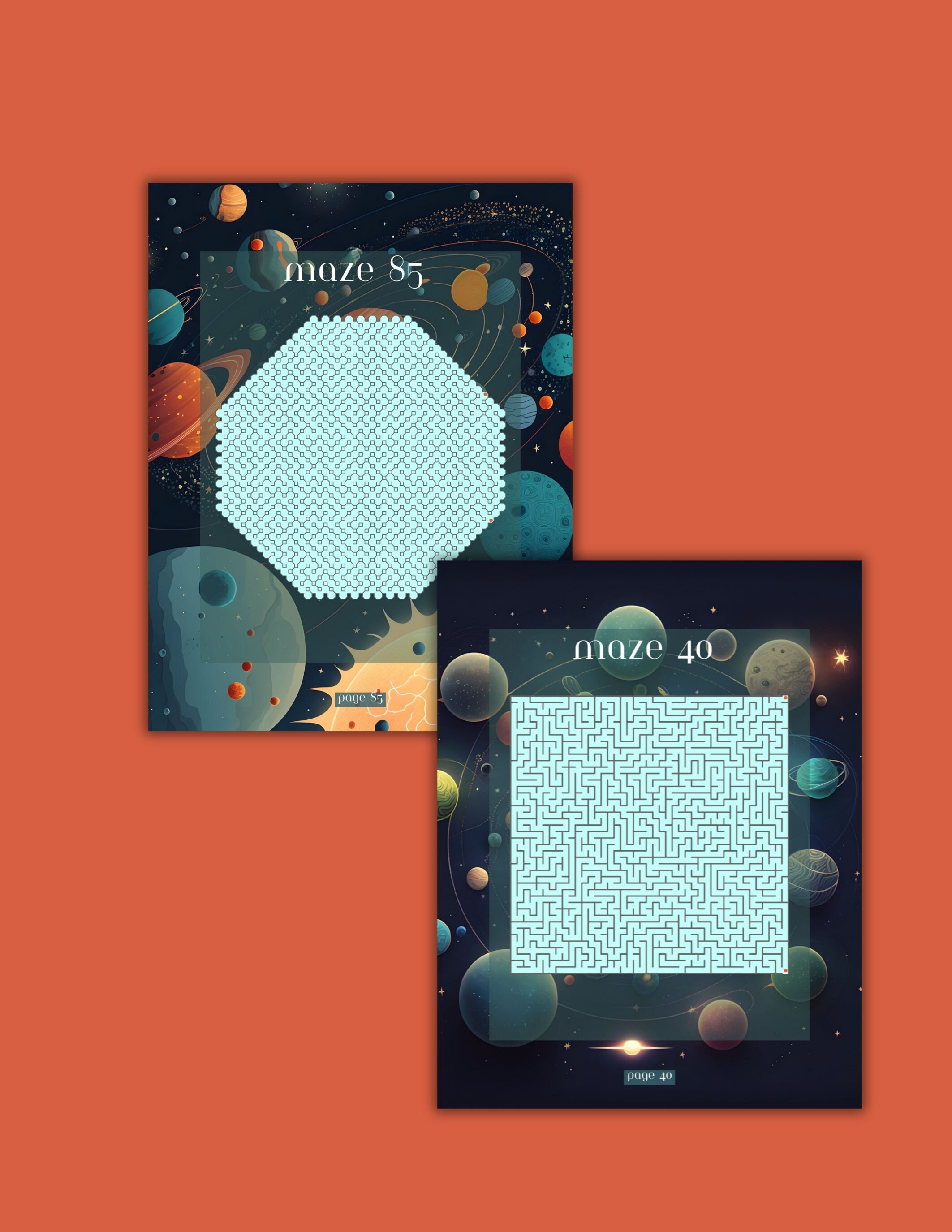 Teen Activity Space Mazes Difficult Level Science Fiction Games Adults Teens Older Kids ...