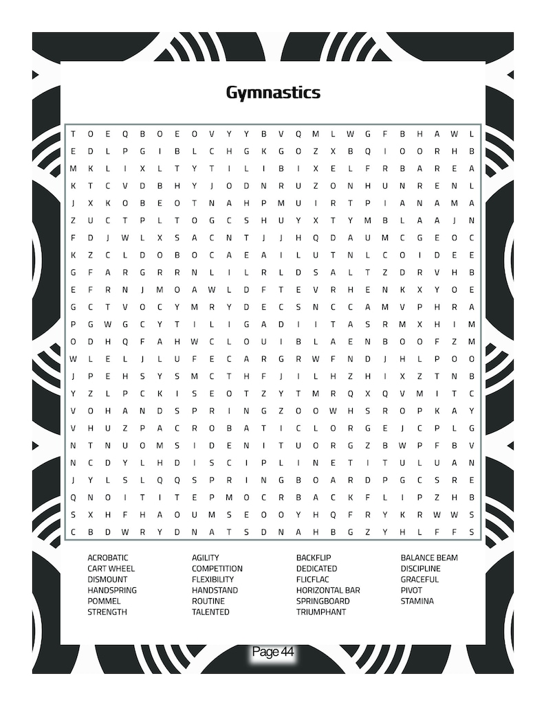 WORD SEARCH PUZZLES Teens Activity Adult Activities Printable Games ...