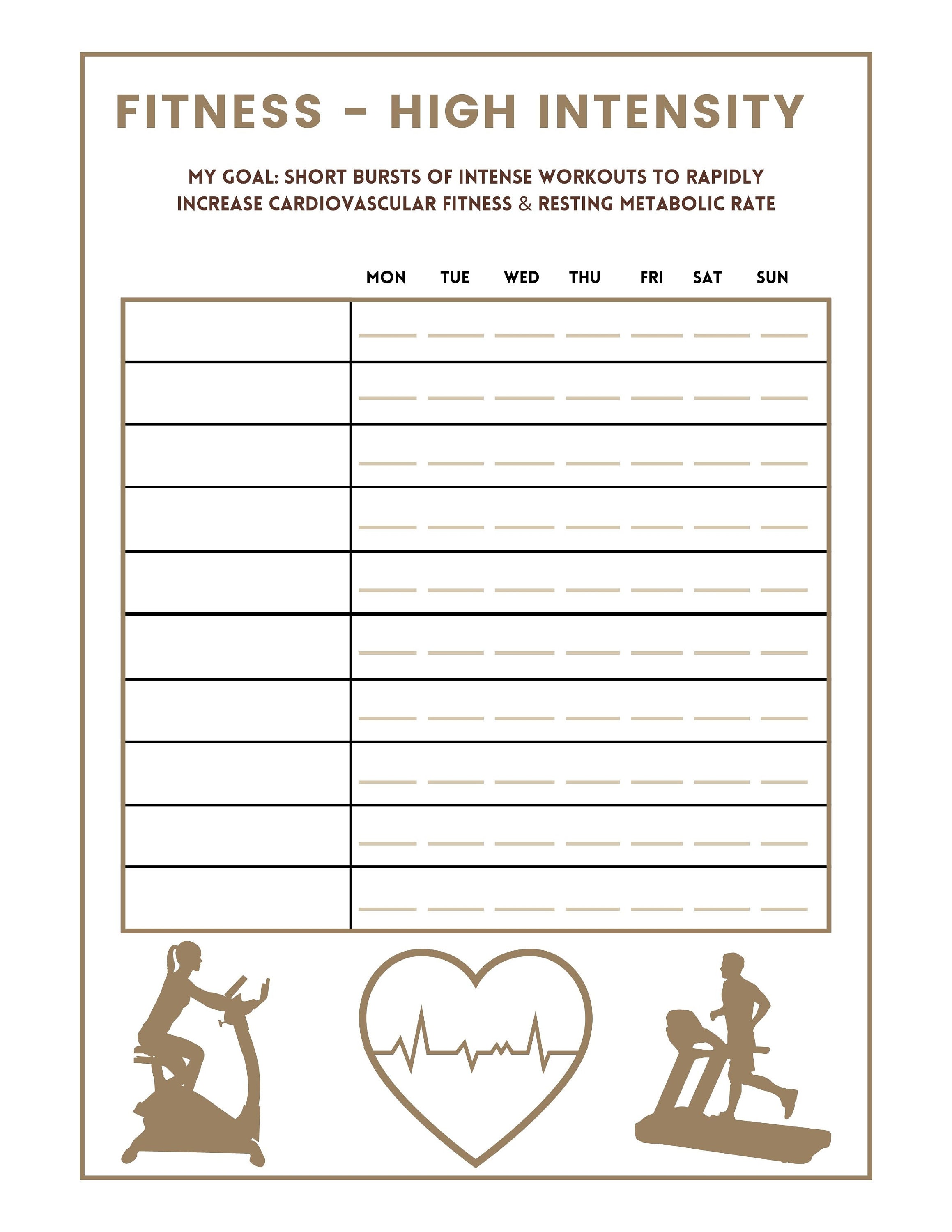 Fitness Planner Exercise Nutrition Fitness Planner for Women Men Gym ...