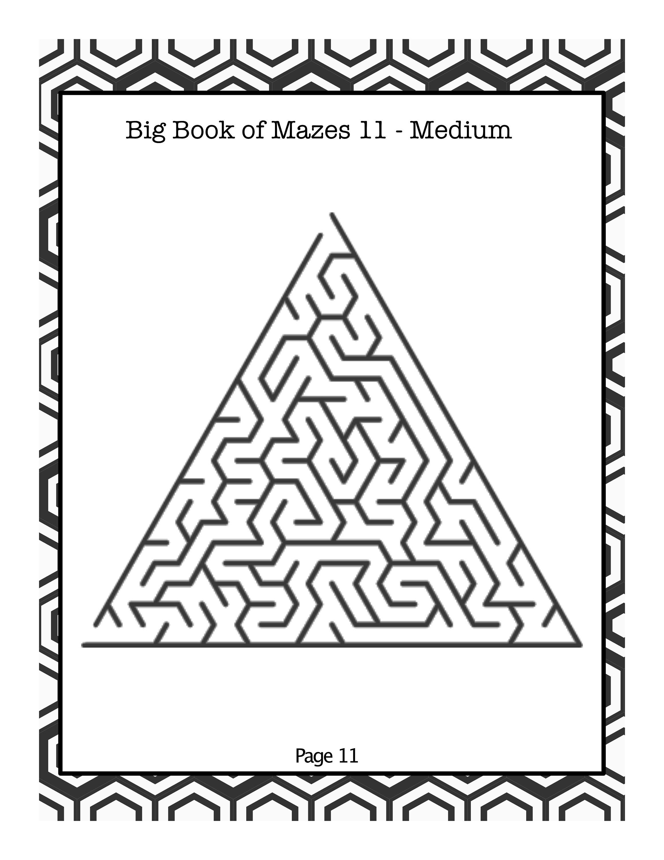 KIDS Puzzle Challenging Brain Teaser Classroom Maze School Activities ...