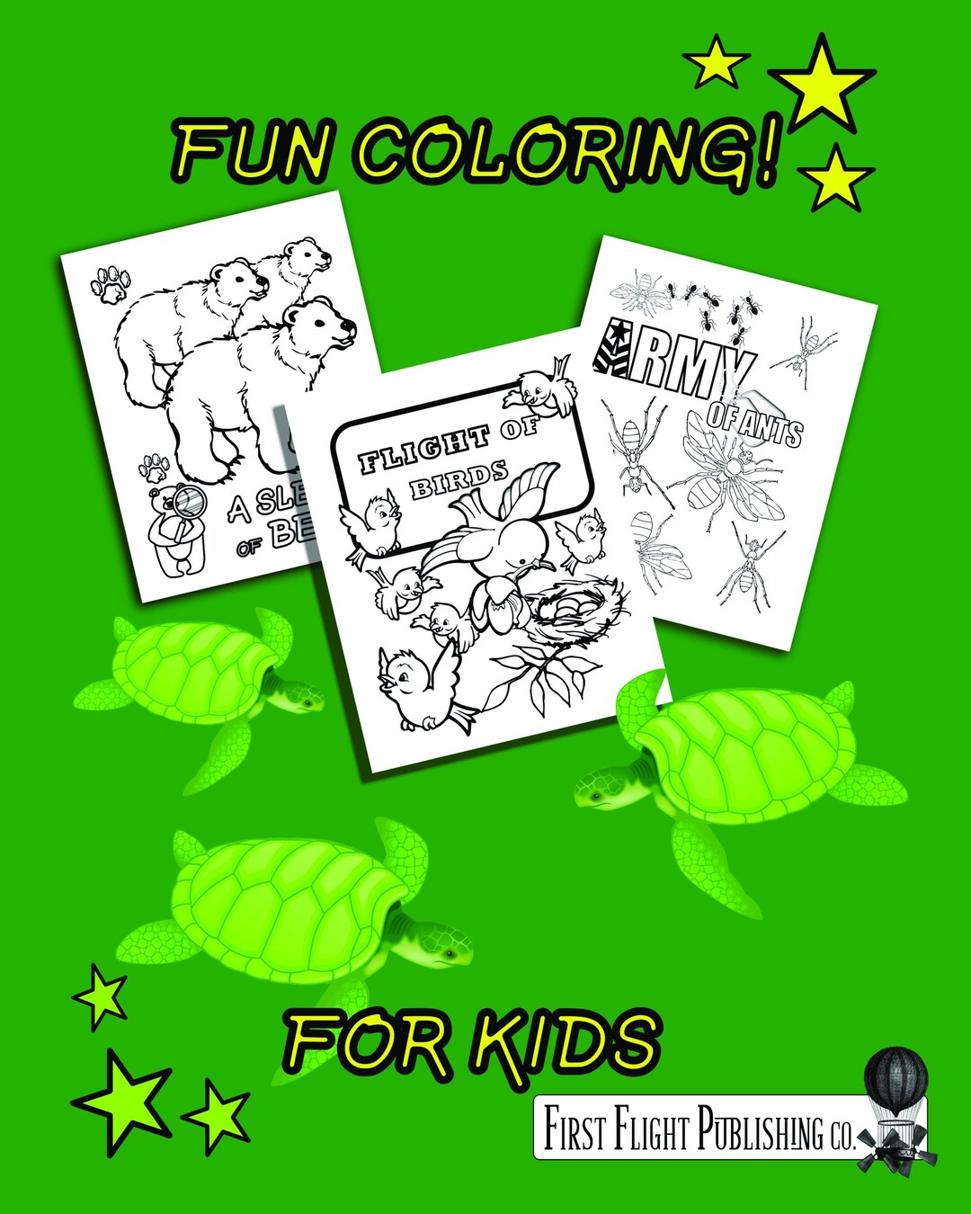 Educational Coloring Printable Animal Themed Coloring PDF Kids Teens ...