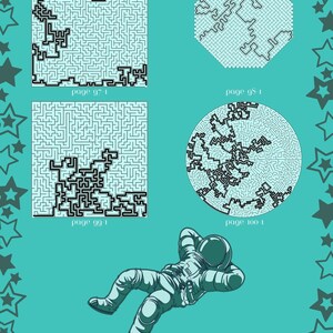 Teen Activity Space Mazes Difficult Level Science Fiction Games Adults ...