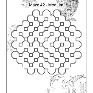 Kids Activities Ocean Theme Fun Maze Game Printable Mazes School ...