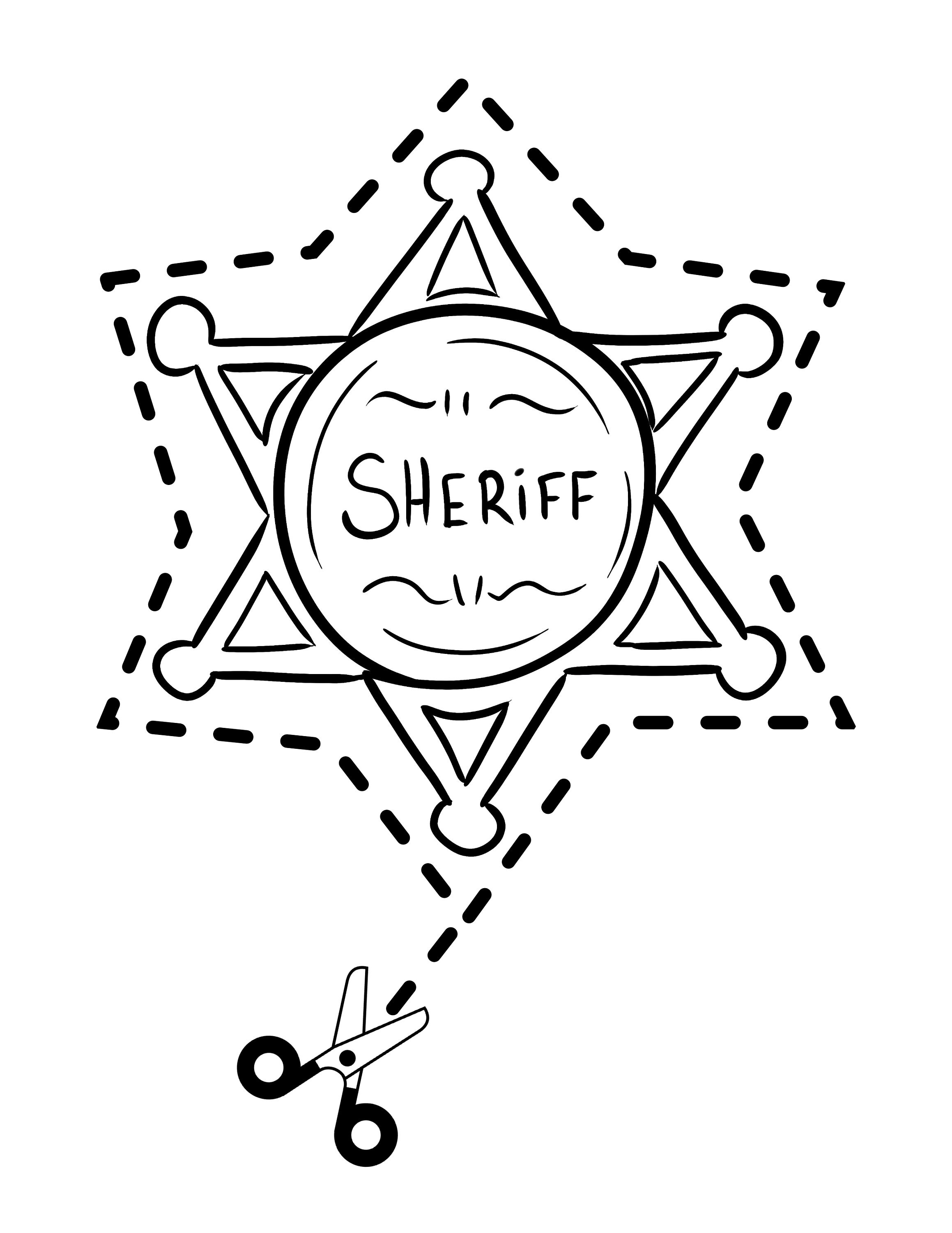 Kindergarten Scissor Skills Cowboy Cutting Pre-k Practice Preschool ...