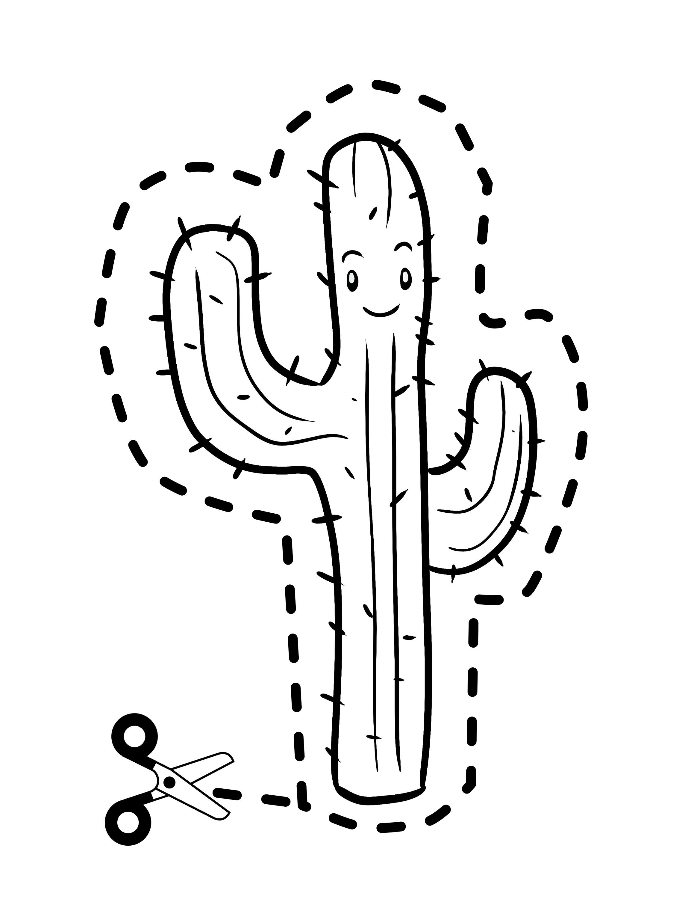 Kindergarten Scissor Skills Cowboy Cutting Pre-k Practice Preschool ...