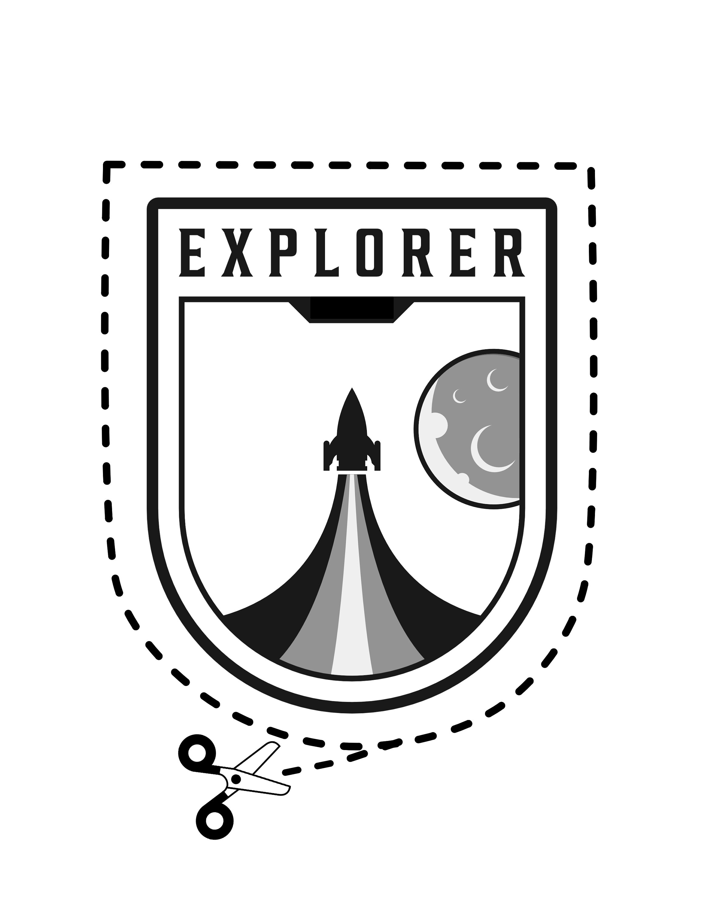 Toddler Cutting Practice Preschool Activities Outer Space Themed ...