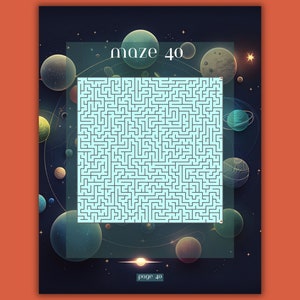 Teen Activity Space Mazes Difficult Level Science Fiction Games Adults Teens Older Kids ...