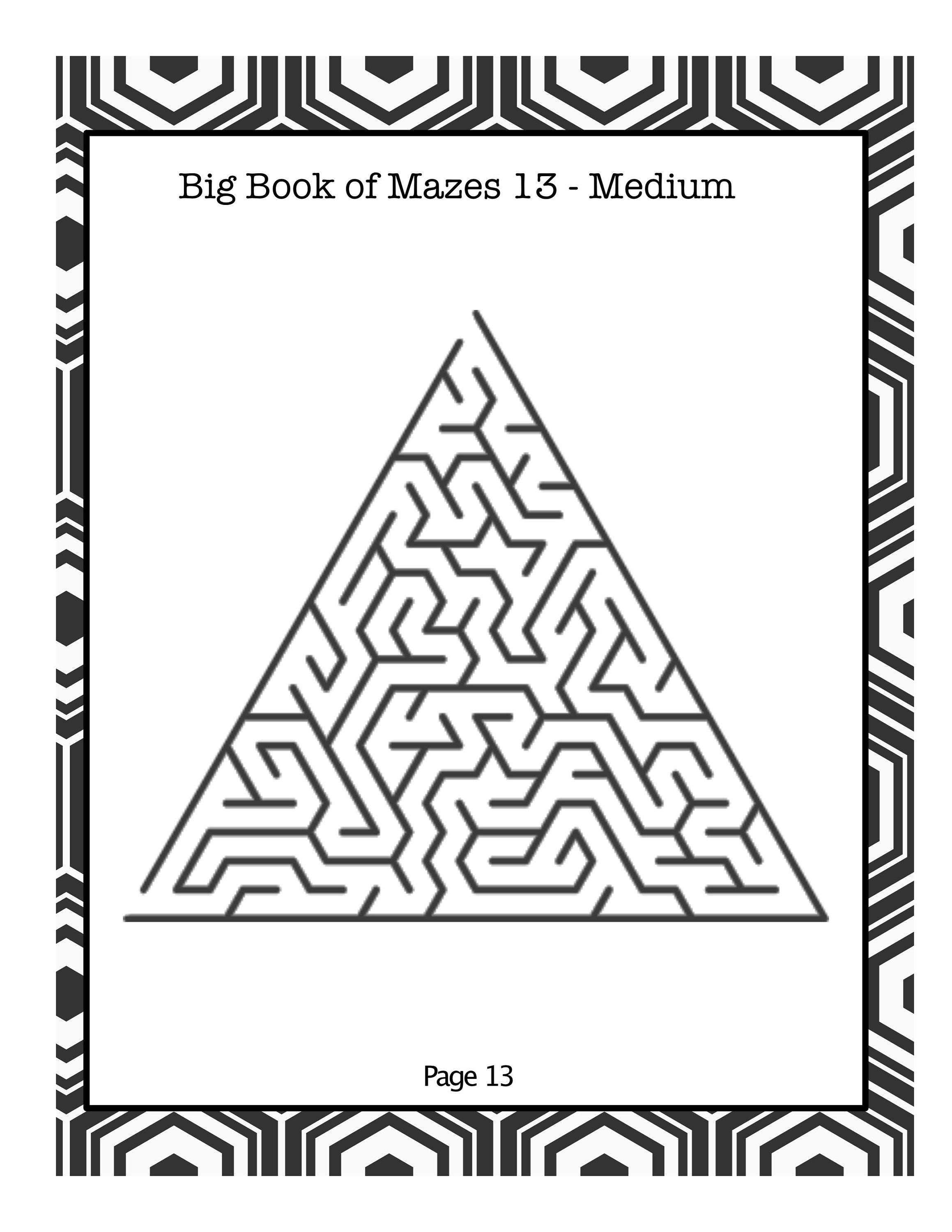 KIDS Puzzle Challenging Brain Teaser Classroom Maze School Activities ...