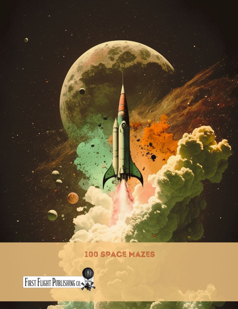 Teen Activity Space Mazes Difficult Level Science Fiction - Etsy