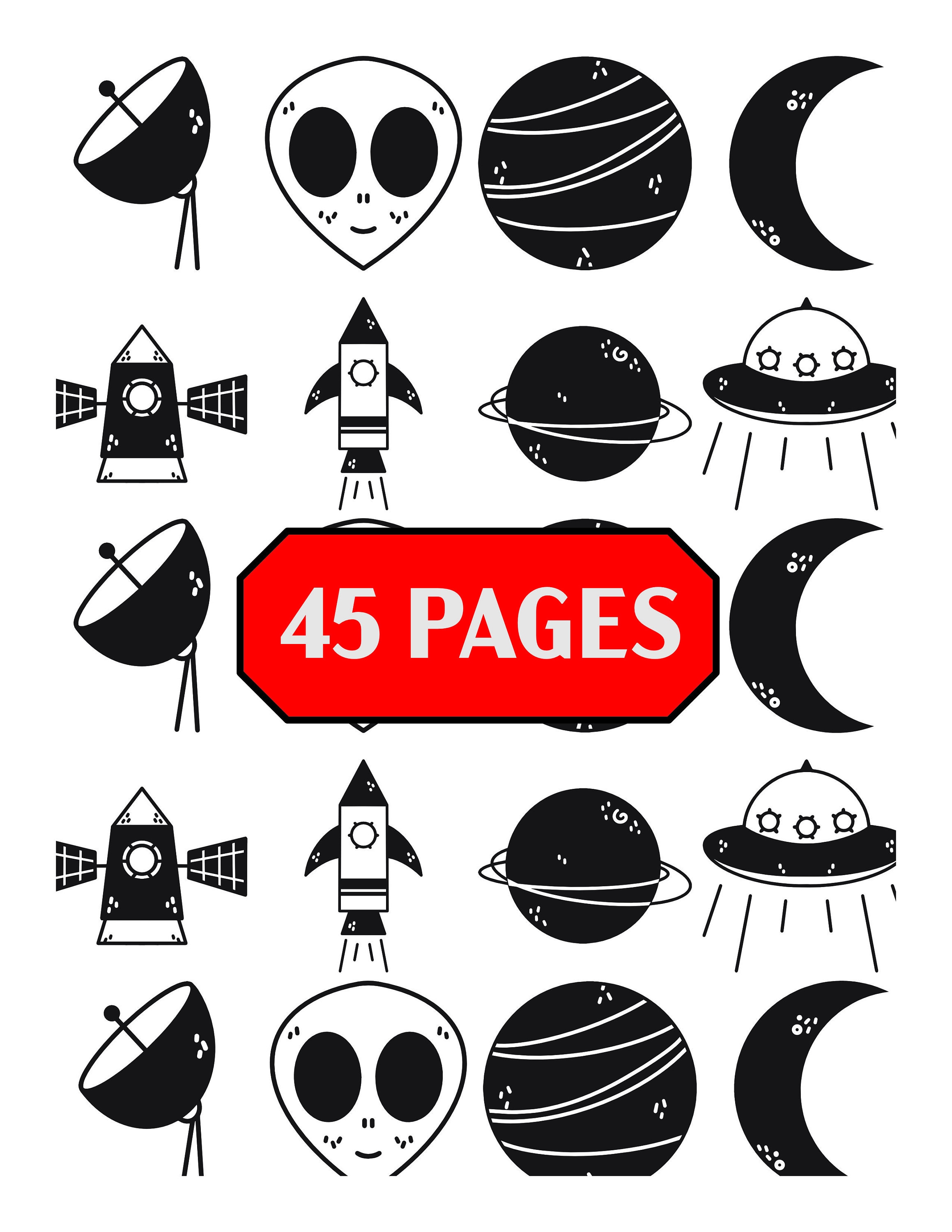 Toddler Cutting Practice Preschool Activities Outer Space Themed ...