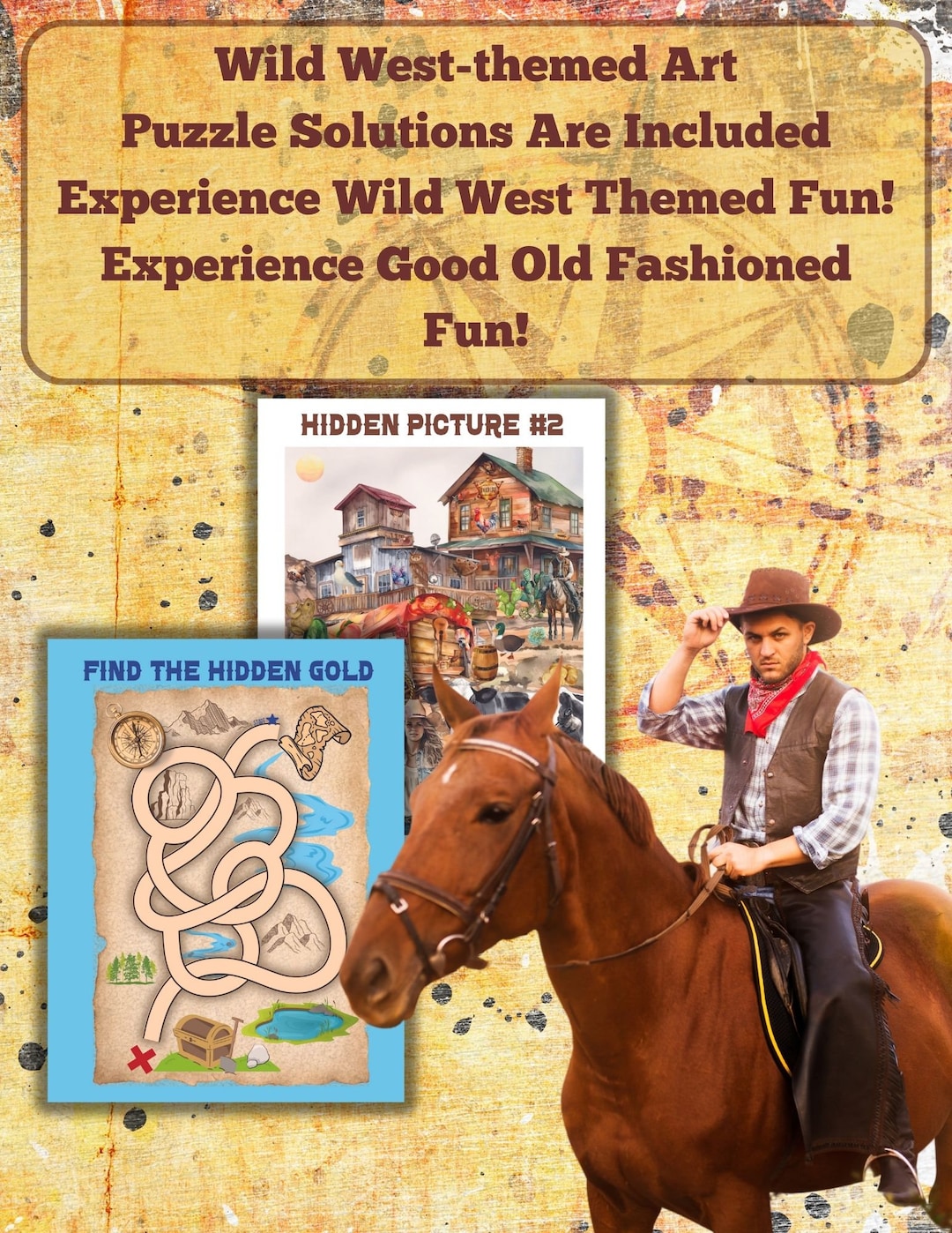 Cowboy Puzzles Western Games School Word Search Homeschool Activities ...