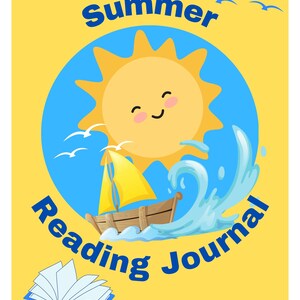 Summer Reading Journal Kids Reading Tracker Childrens - Etsy