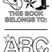 Preschool ABC Homeschool Activity Toddler Wild West Cowboy ABC Coloring ...
