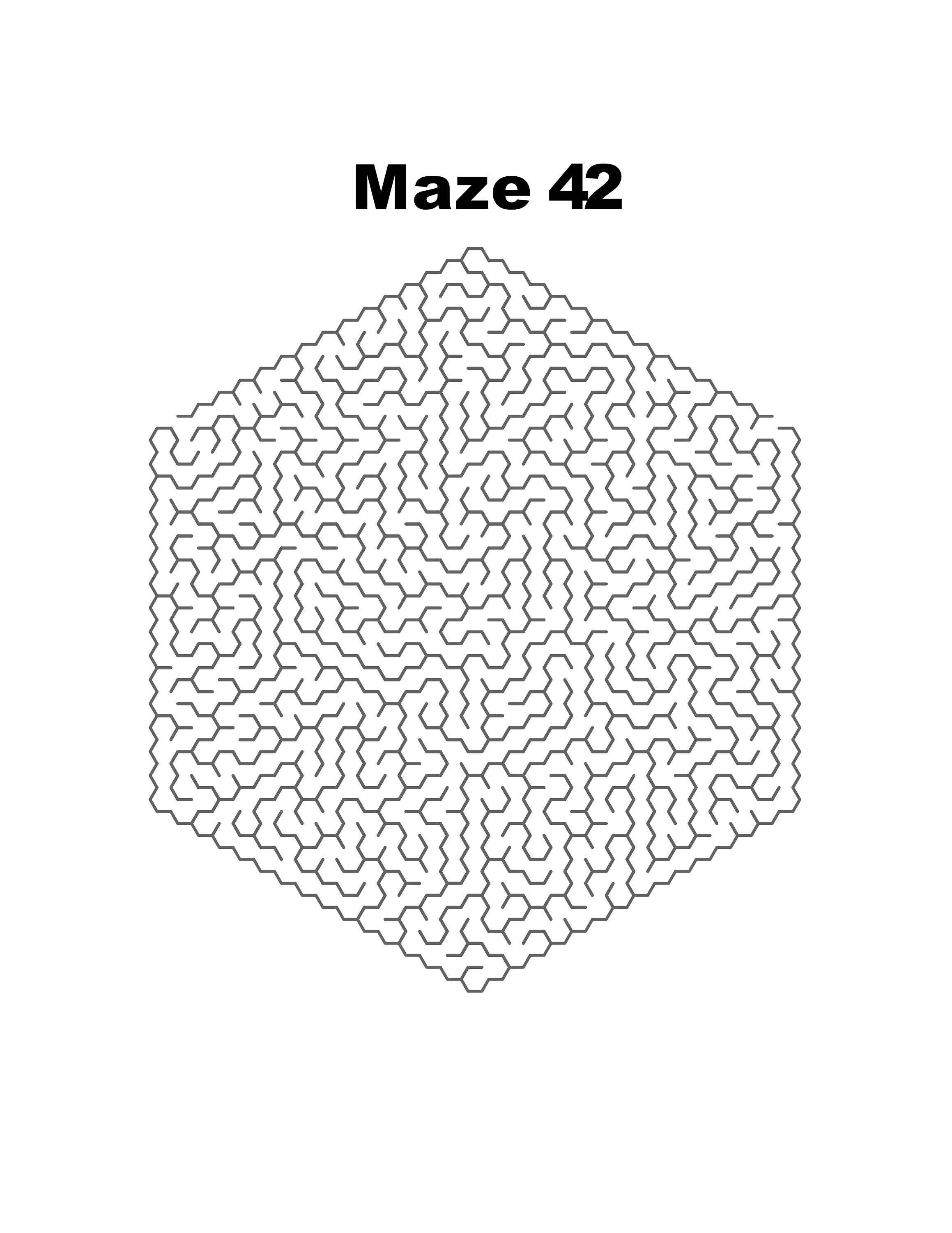 Mazes Difficult Level Maze Teen Activities Adult Activity Puzzle Brain ...