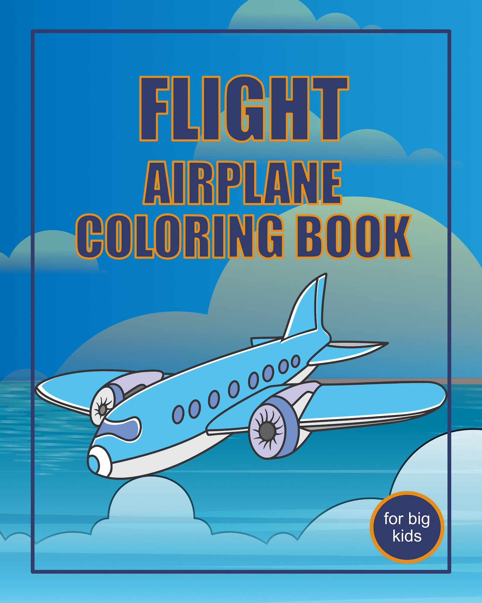 Older Kids Big Kid Coloring Activities Boys Airplane Themed Coloring ...