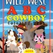 Preschool ABC Homeschool Activity Toddler Wild West Cowboy ABC Coloring ...