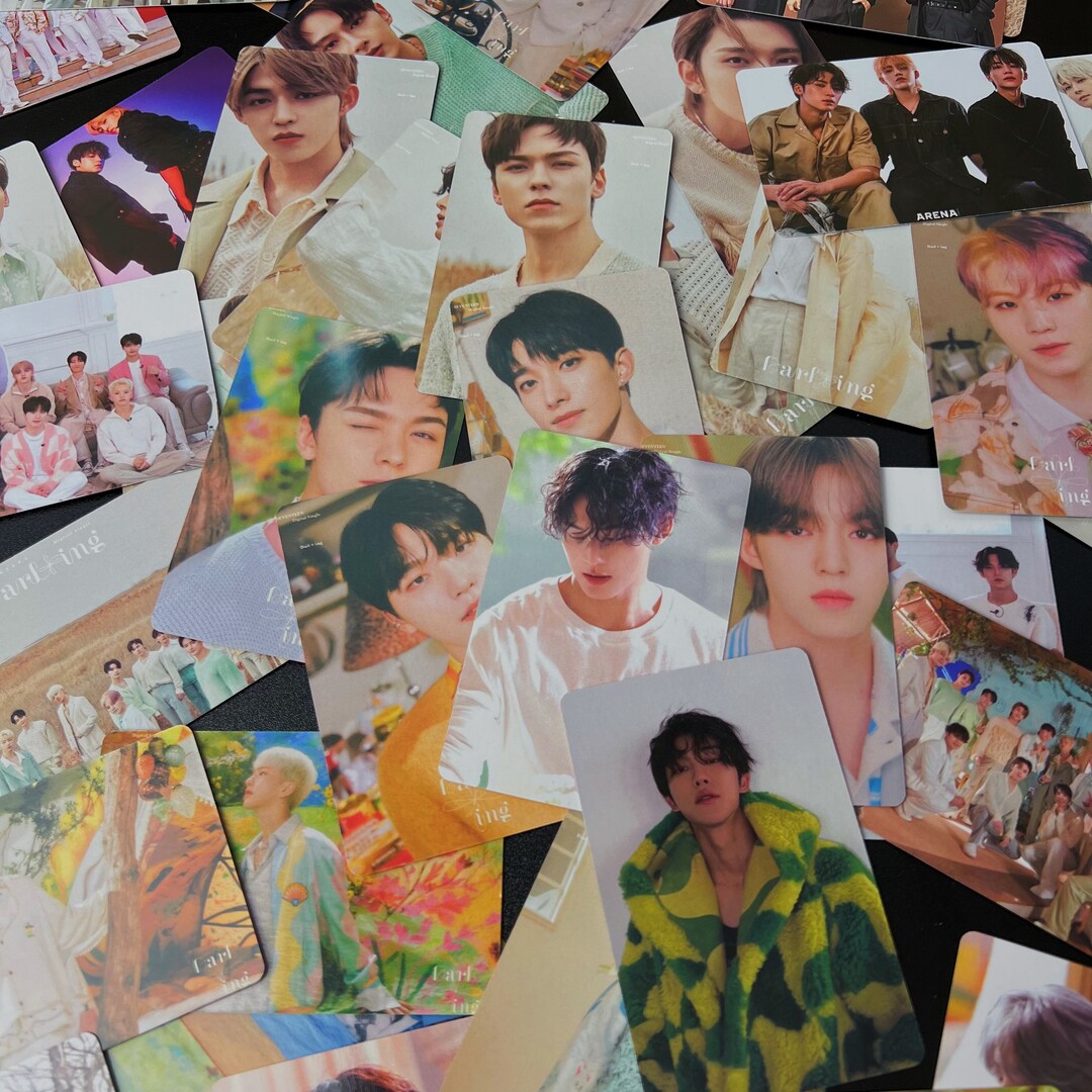 SEVENTEEN Darling Photocards, 55 Assorted Seventeen Photocard, Kpop Seventeen 2022 Photocards ...