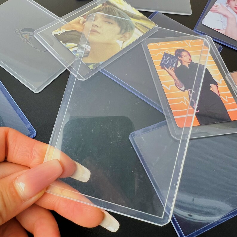 CLEAR TOPLOADERS Kpop Toploader Card Sleeves for Trading - Etsy