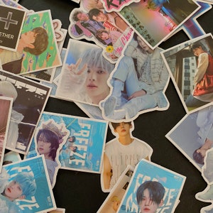 TXT STICKERS, 93 Assorted TXT Waterproof Stickers, Tomorrow X Together ...