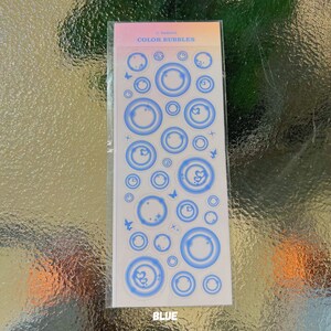 BUBBLE POLCO STICKERS, Holographic Bubble Stickers, Kpop Polco Deco ...