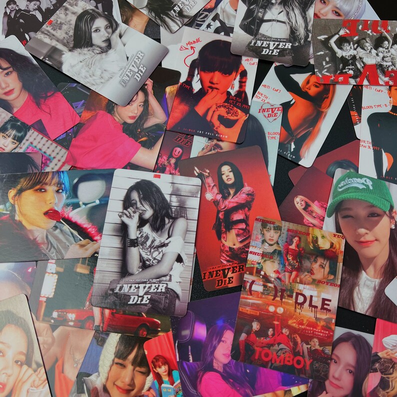 GIDLE PHOTOCARD 55 Assorted GDLE I Never Die Photocards - Etsy Singapore