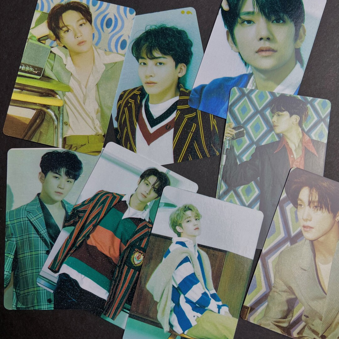 SEVENTEEN PHOTOCARDS, 55 Assorted Seventeen Semicolon Photocards, Kpop ...