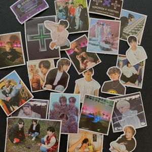 TXT STICKERS, 93 Assorted TXT Waterproof Stickers, Tomorrow X Together ...