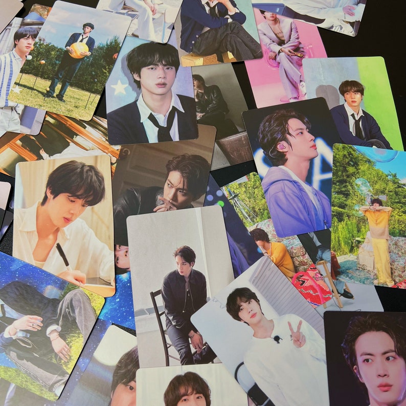 BTS JIN PHOTOCARDS 55 Assorted Bts Jin Photocards Bts - Etsy