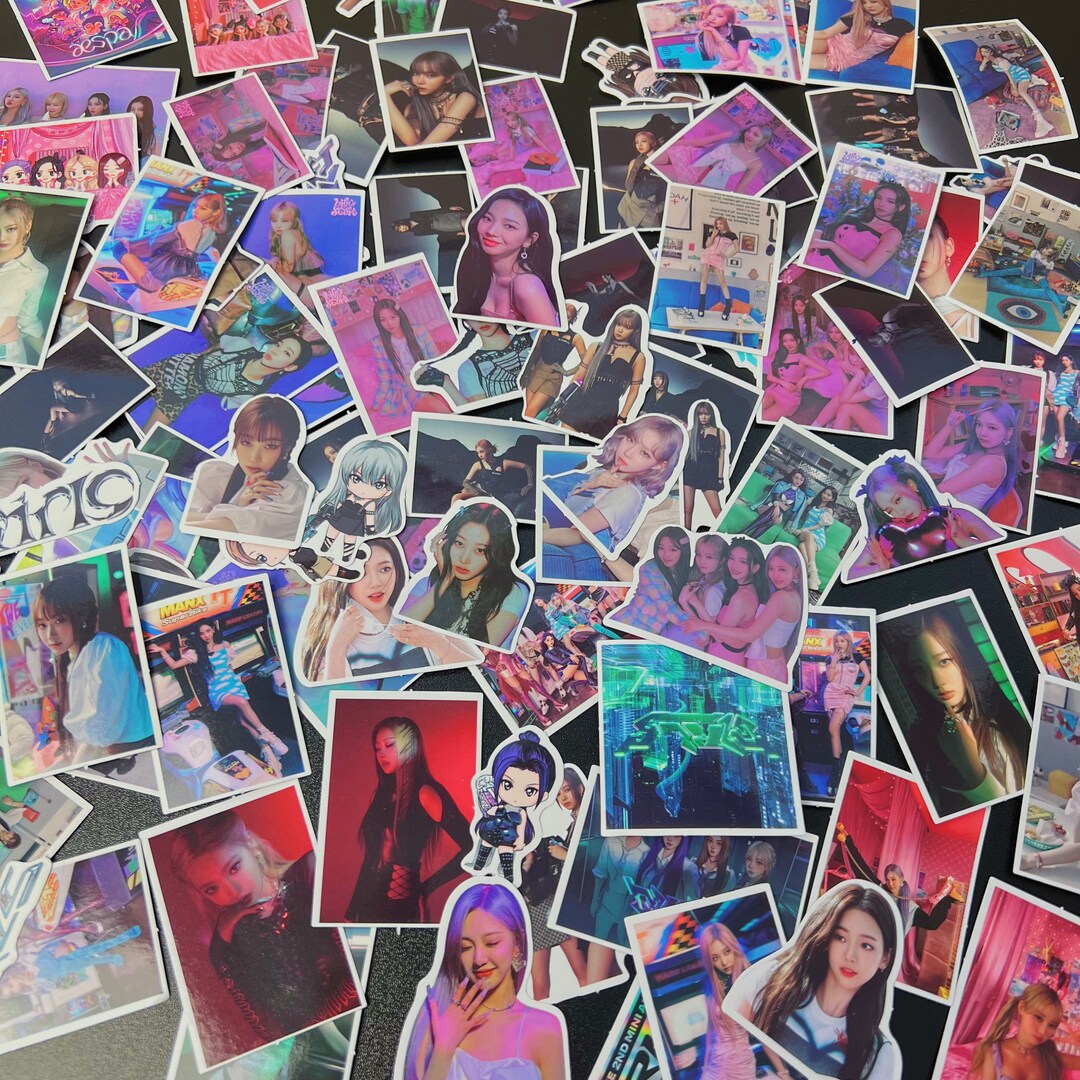 AESPA STICKERS, 100 Assorted Aespa Waterproof Stickers, Kpop Stickers ...