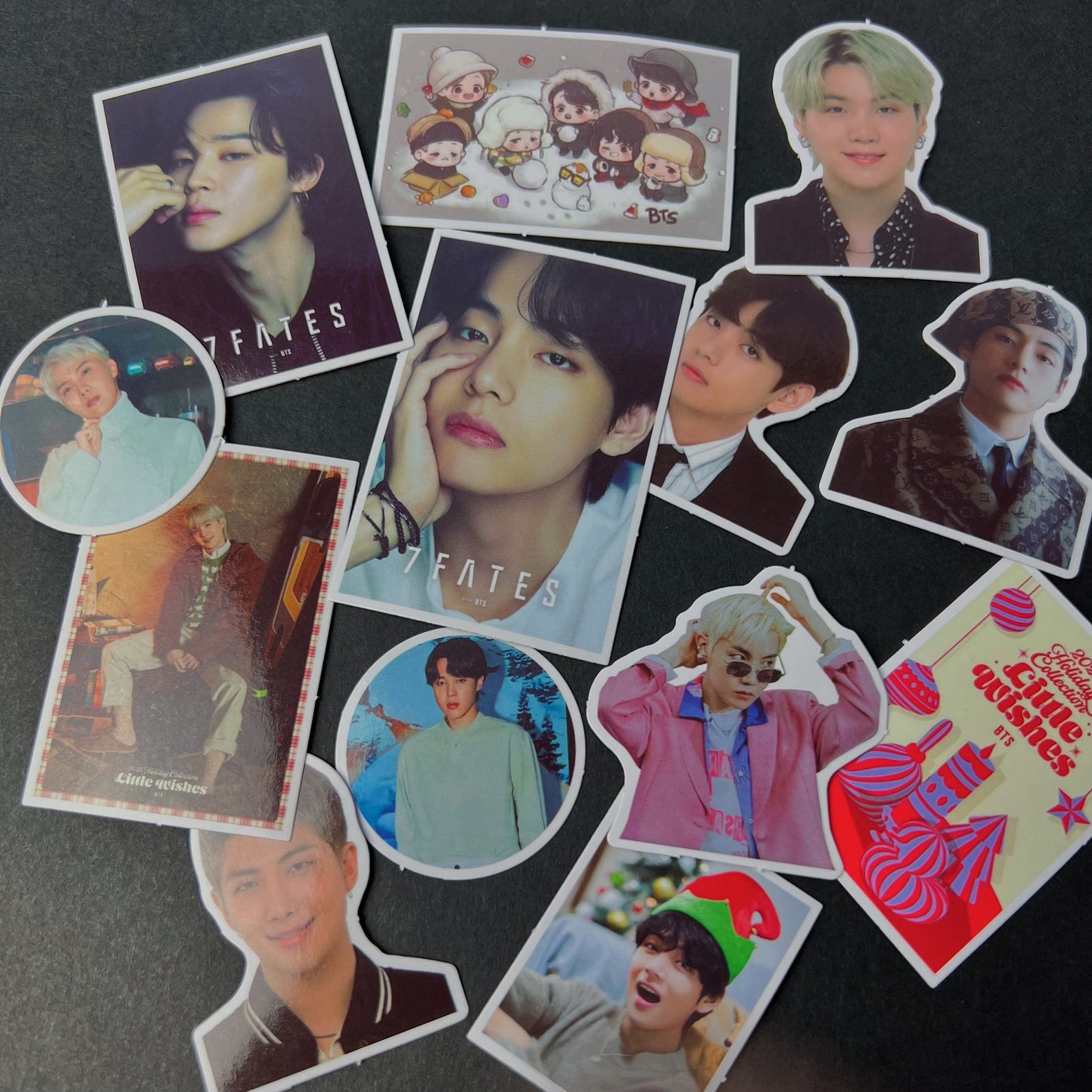 BTS STICKERS 100 Assorted Hoilday Greating Stickers BTS - Etsy
