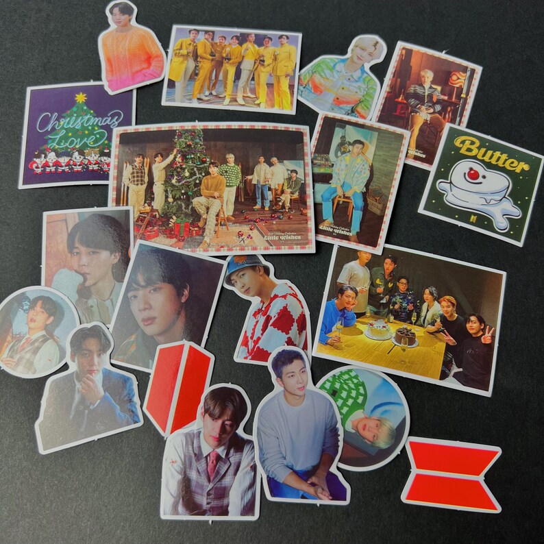 BTS STICKERS 100 Assorted Hoilday Greating Stickers BTS - Etsy