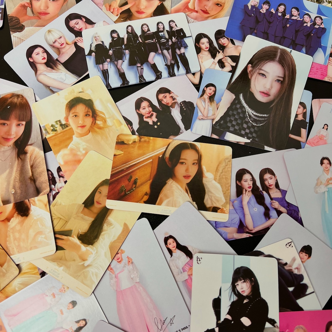 IVE PHOTOCARDS, 55 Assorted IVE Eleven Photocards, Ive Debut Photocards ...