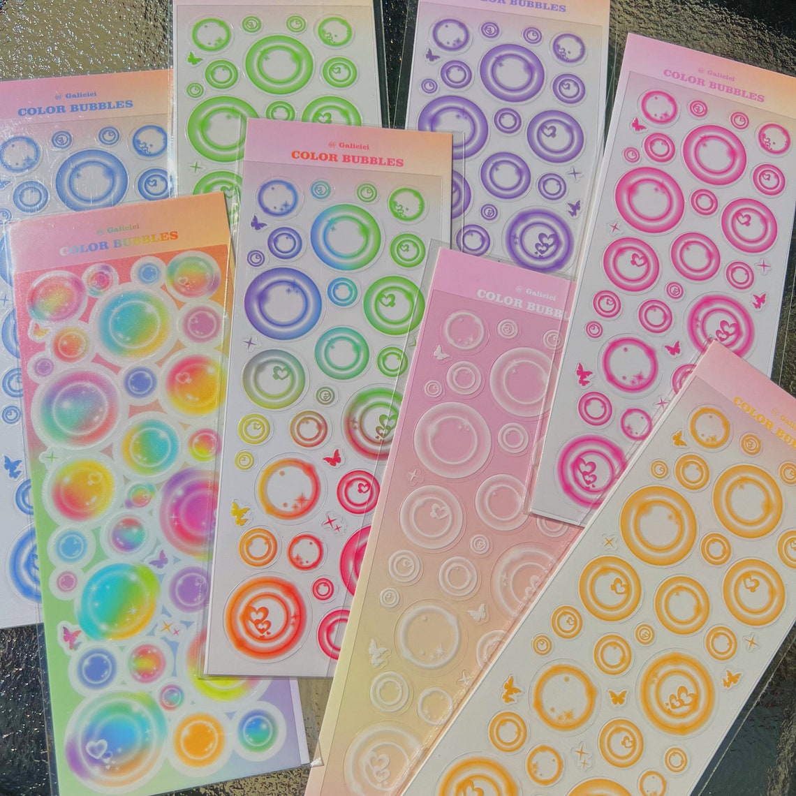 BUBBLE POLCO STICKERS Holographic Bubble Stickers Kpop Polco - Etsy