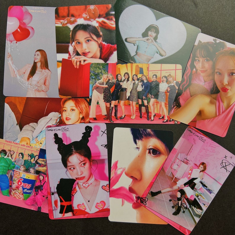 TWICE PHOTOCARDS 55 Assorted Twice Formula of Love - Etsy