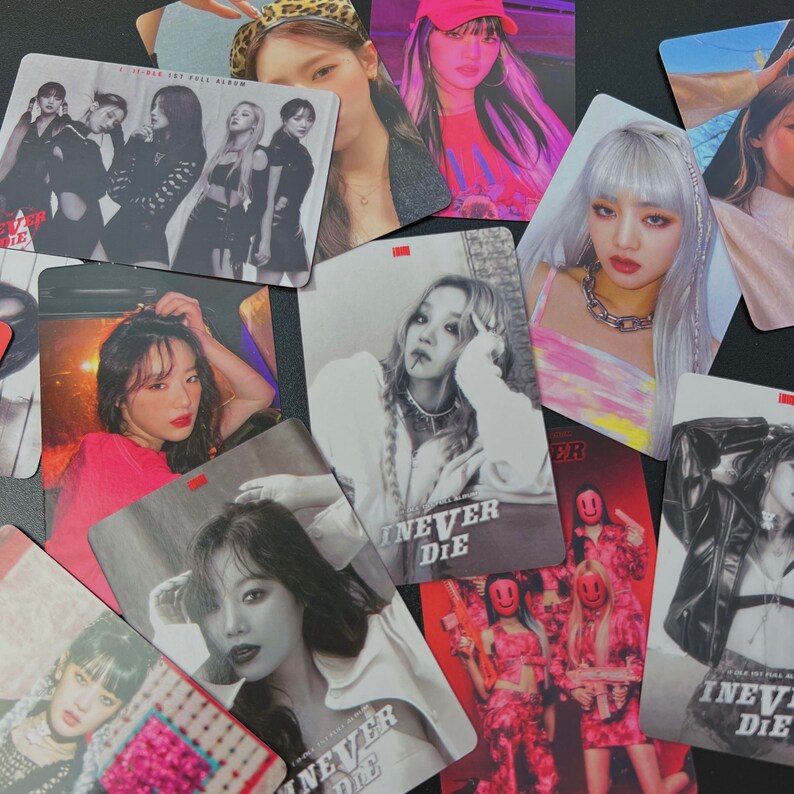 GIDLE PHOTOCARD 55 Assorted GDLE I Never Die Photocards - Etsy Singapore