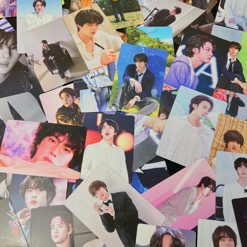 BTS JIN PHOTOCARDS 55 Assorted Bts Jin Photocards Bts - Etsy
