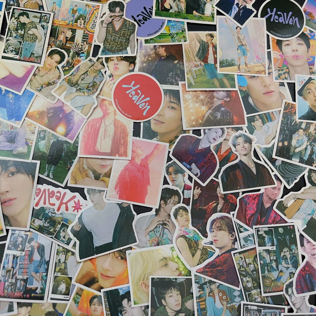 SEVENTEEN STICKERS, 103 Assorted Seventeen Heaven Stickers, Seventeen ...