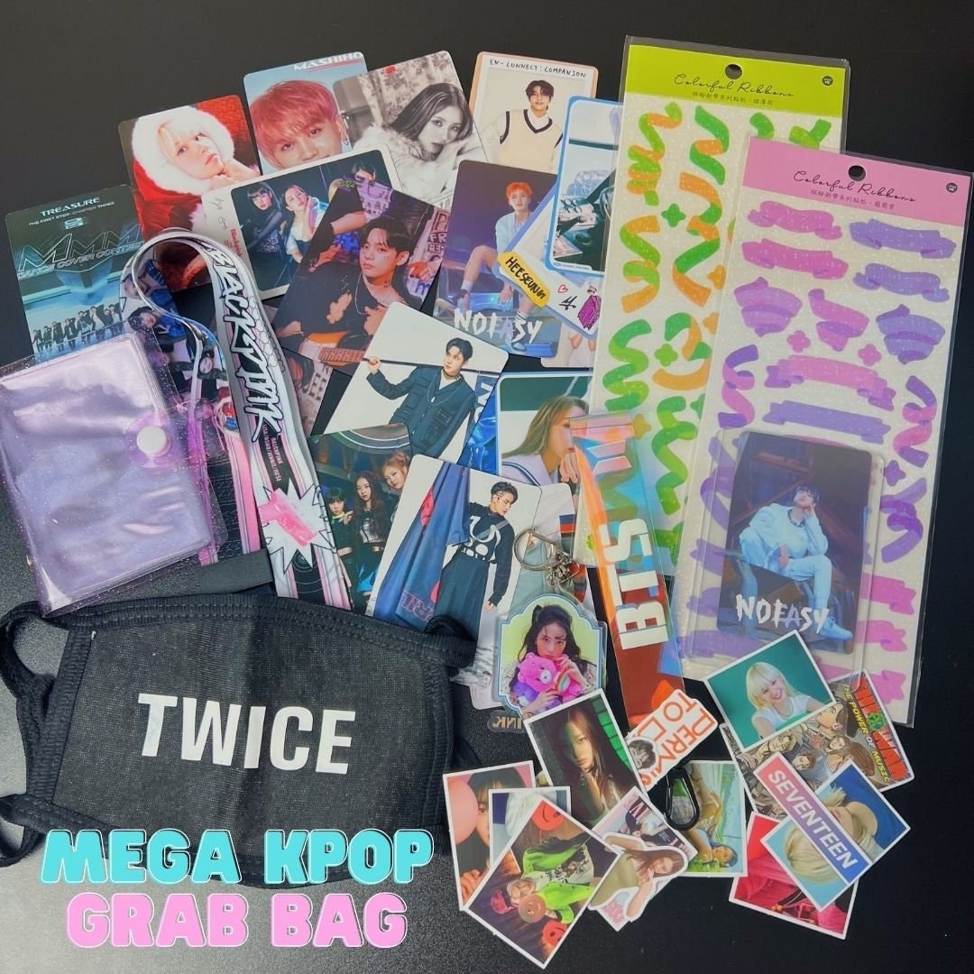 KPOP MYSTERY BOX, Kpop Mega Grab Bag, Kpop Holiday Gift - Etsy