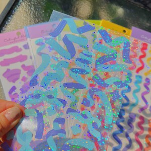 CONFETTI POLCO STICKERS, Holographic Confetti Stickers, Kpop Polco Deco ...