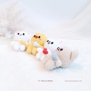 Baby SKZOO Bundle 4 in 1 Bbokari, Leebit, Jiniret and Puppym Amigurumi ...