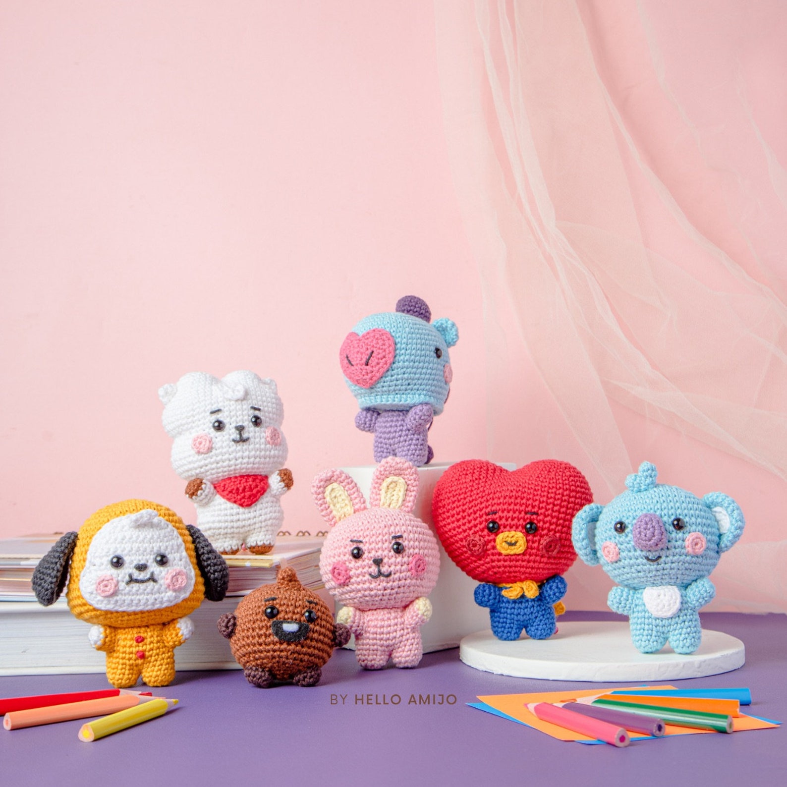 Baby KOYA BT21 Amigurumi Crochet Pattern PDF - Etsy