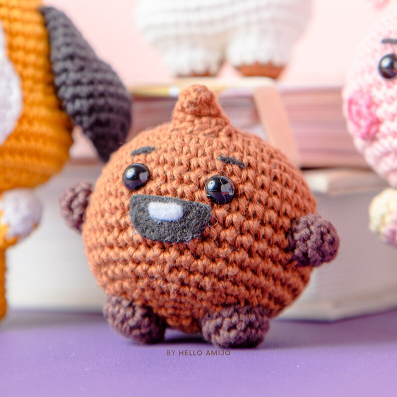 Baby SHOOKY BT21 Amigurumi Crochet Pattern PDF - Etsy